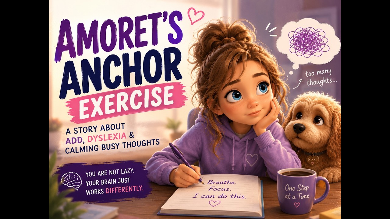 Amoret’s Anchor Exercise | A Story About ADD, Dyslexia & Calming Busy Thoughts #fyp