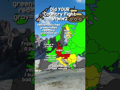 did ur country fight in ww2 #history #map #mapping #ww2 #wwii #geography