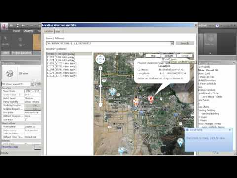 Selecting Location and Weather Data