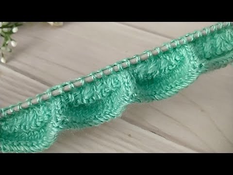 Easy Frill / Border Knitting 1961