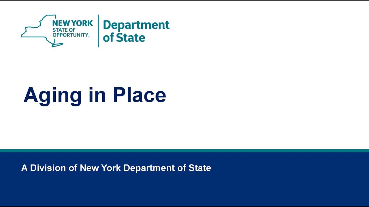 CDRPC Webinar: Aging in Place