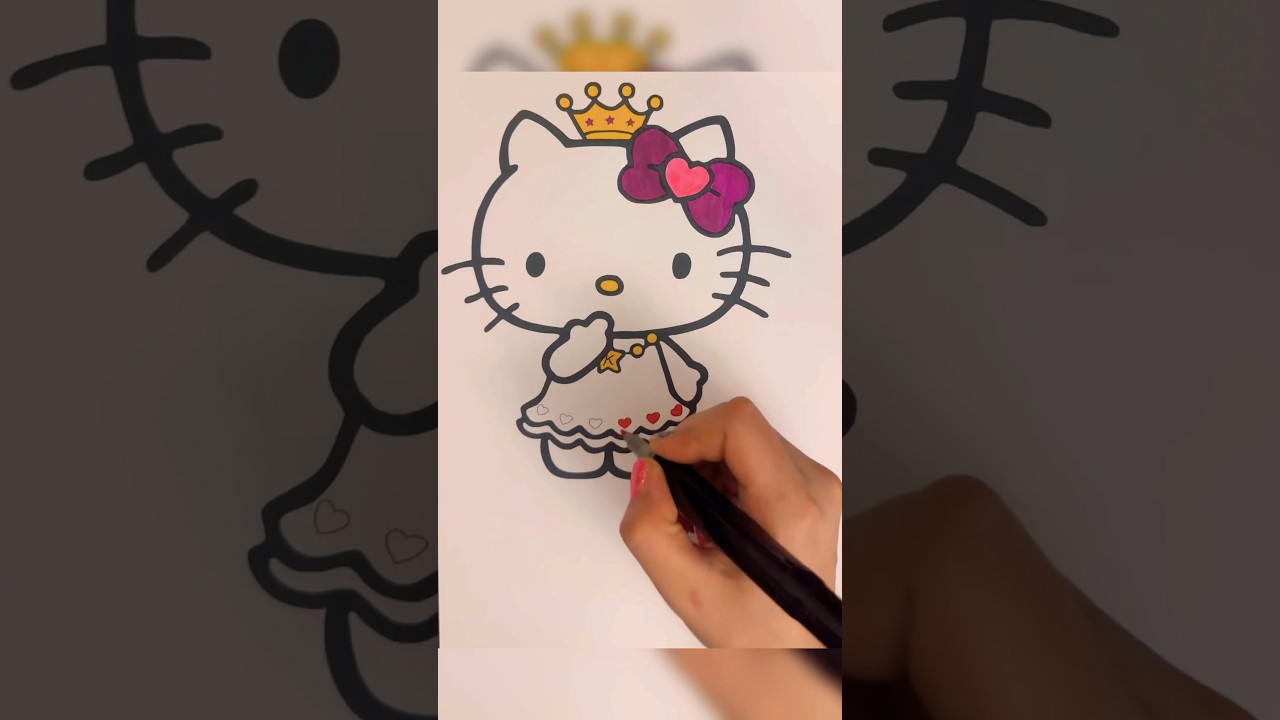 Coloring Hello Kitty | Coloring Page