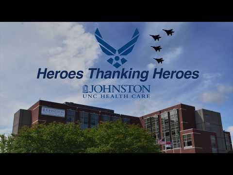 Seymour Johnson AFB Flyover at Johnston Health Clayton and Smithfield