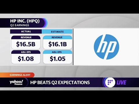 HP stock rises on Q2 earnings beat, upbeat outlook