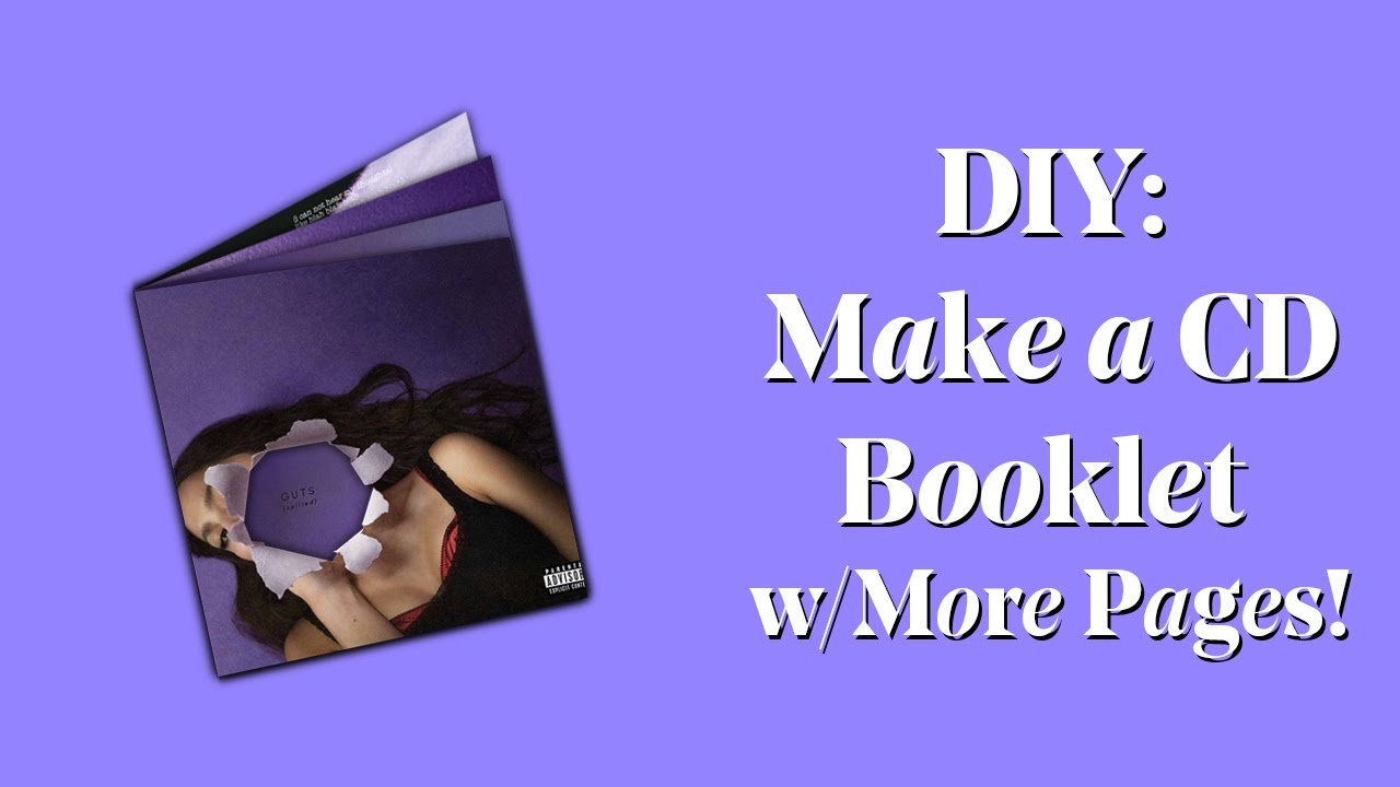 DIY: Make a CD Booklet with 6+ Pages! (with tips to have a great result!)