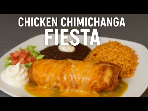Easy Chicken Chimichanga Recipe with Rotisserie Chicken From Home | Perfect for Cinco de Mayo