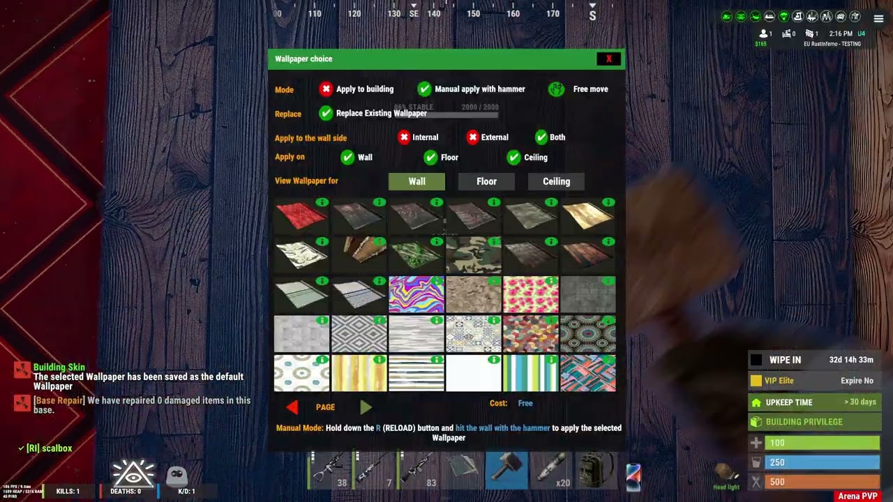Rust Plugin BuildingSkin V3 - Example 2 - By Scalbox