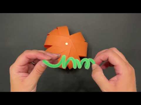 3D Pumpkin Craft for Halloween Sunday School Lesson