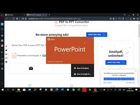 Easy and Fast Convert PDF to editable PPT for FREE