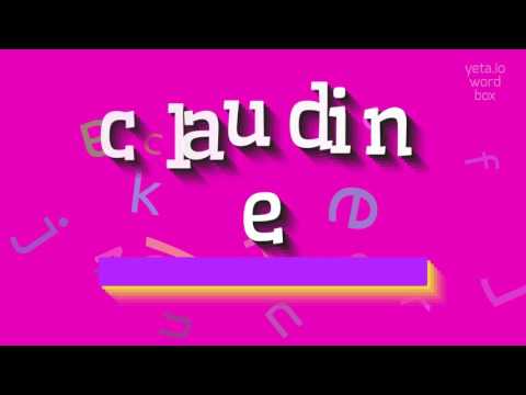 How to say "claudine"! (High Quality Voices)