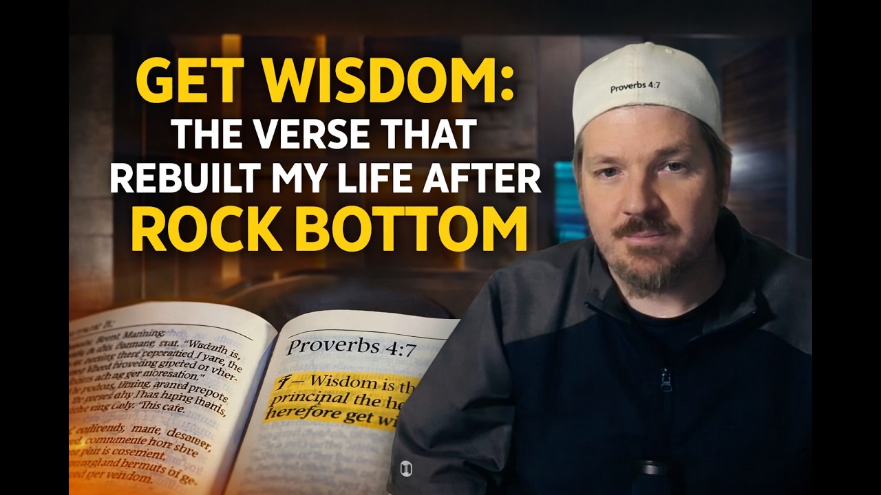 Get Wisdom: The Verse That Rebuilt My Life After Rock Bottom