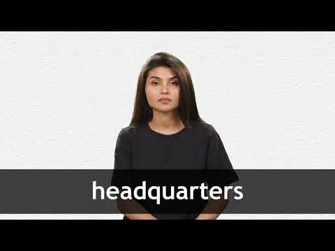 How to pronounce HEADQUARTERS in American English