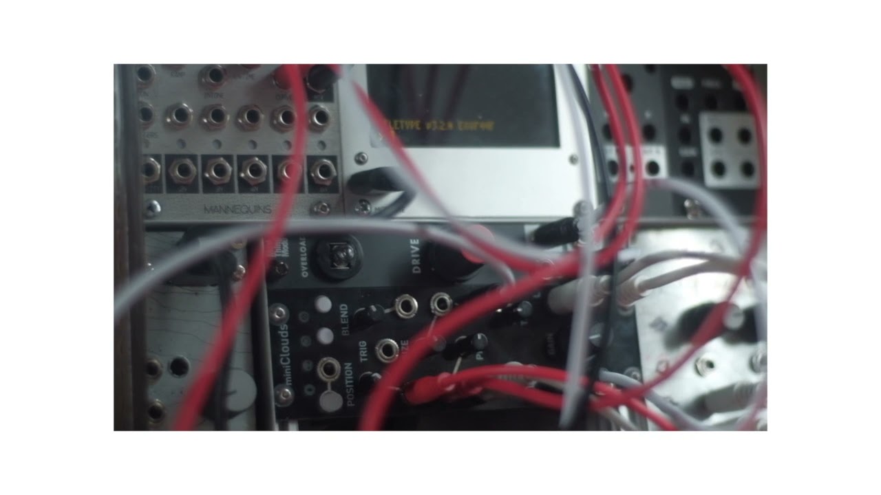Teletype Sketches 6 | Modular Ambient with uClouds, Mannequins Mangrove, Monome Teletype, Mini Drive
