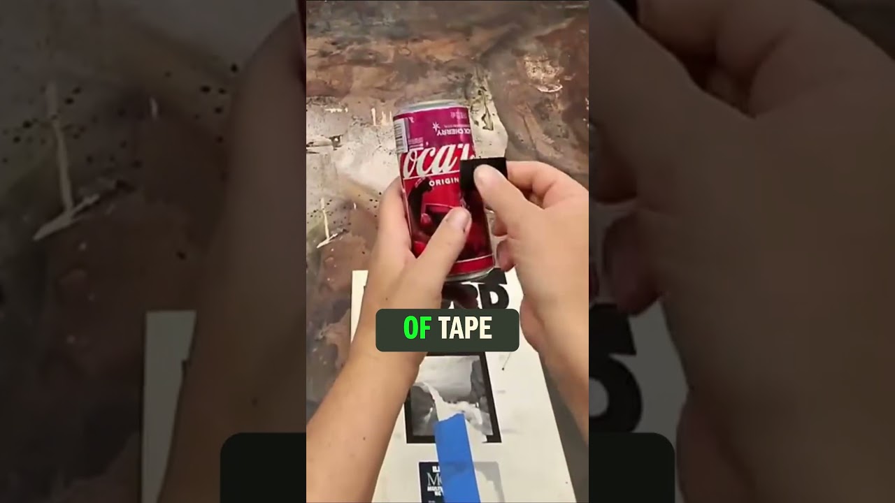 His DIY Camera With Just a Can and Paper! 🔥🤯