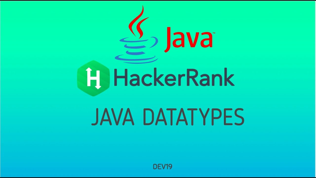 #8 Java DataTypes | Hackerrank Java Solutions