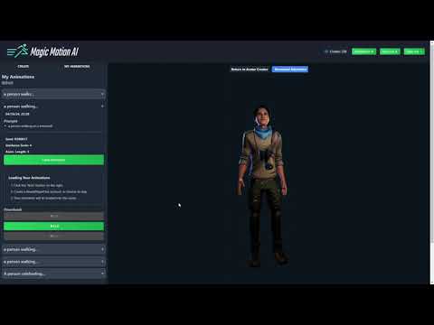 How to Download Your Animations from Magic Motion AI