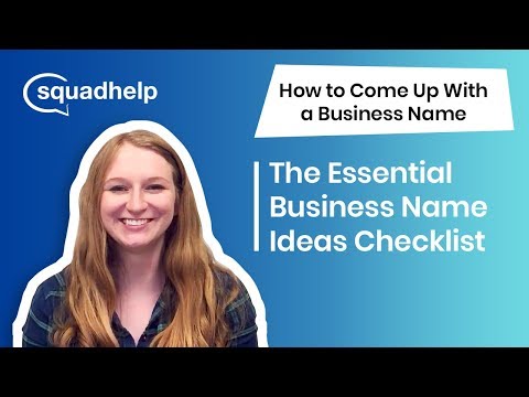 The Essential Business Name Ideas Checklist