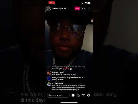 Mike (Day26) Instagram live from the group account - 3/25/23