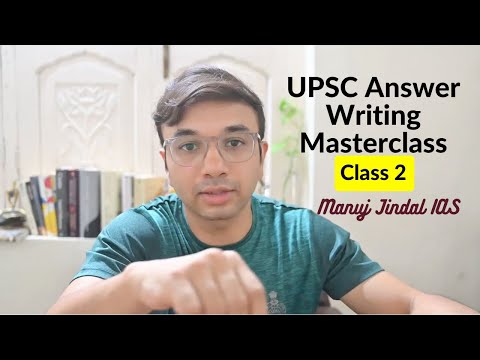 How to do Answer Writing for UPSC - Part II Video Lecture - UPSC Mains ...