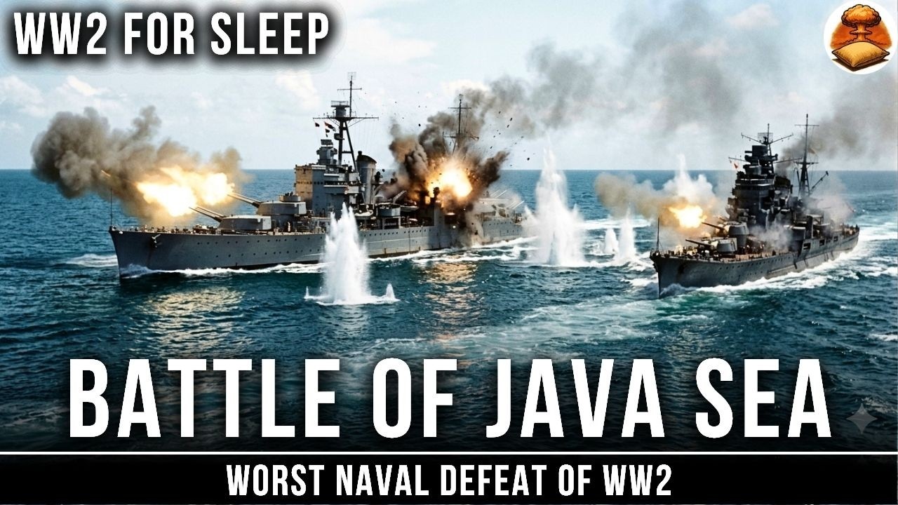 The Battle of the Java Sea – Allied Fleet Destroyed in One Night | WW2 Documentary to Fall Asleep To