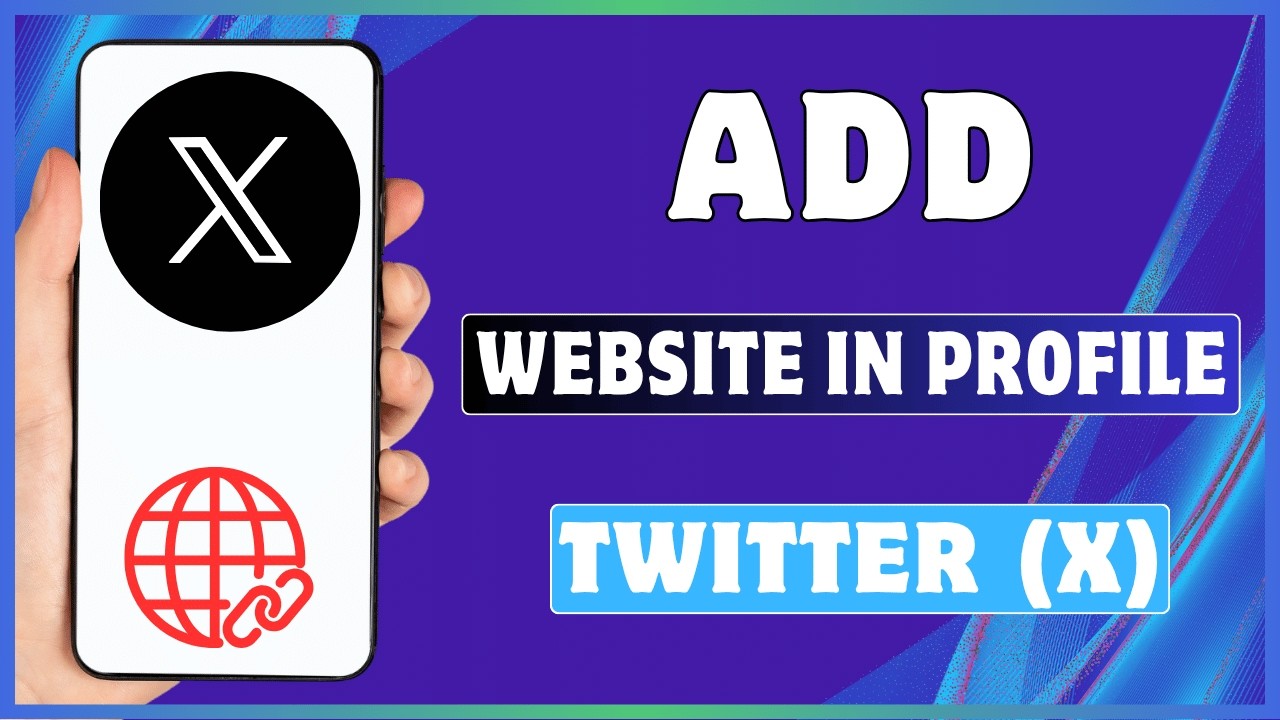 How To Add Website In Twitter X Profile