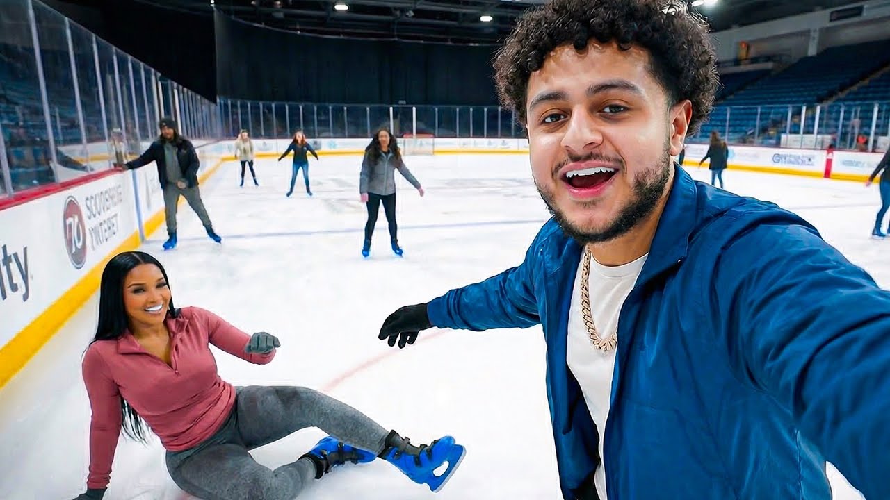 I Went Ice Skating With Liyah Mai 