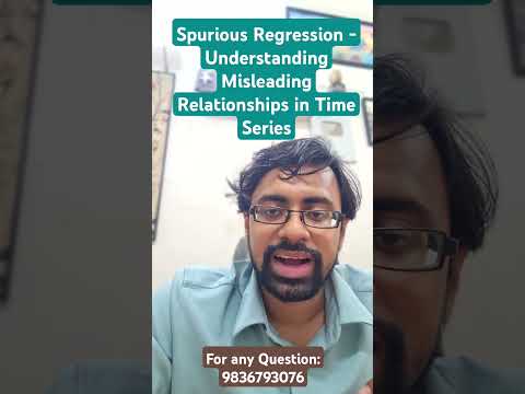 Spurious Regression -Understanding Misleading Relationships in Time Series #spuriousregression
