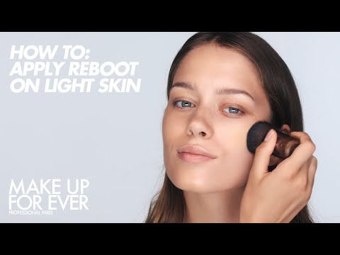 HOW TO: Apply REBOOT FOUNDATION on Light Skin | MAKE UP FOR EVER