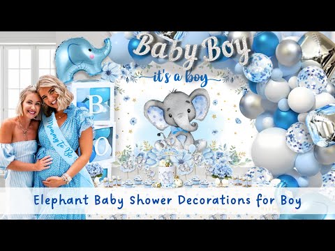 Little Elephant, Big Celebration: Premium Decor Ideas for Boys' Baby Showers!