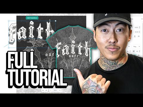 Easiest Way To Create A Design - Step By Step Full Kittl Designer Tutorial