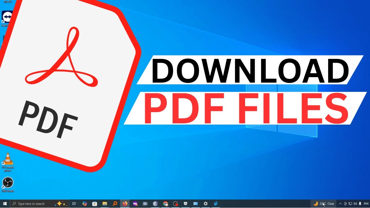 How To Download PDF Files On Windows Computer