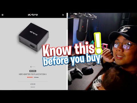 Know this before you buy the Astro HDMI Adapter for the PS5