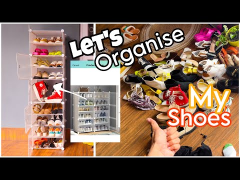 Let’s Organise My Shoes in this masterpiece Amazon Shoe Rack 👠🩰😻✨Charchita Sarma
