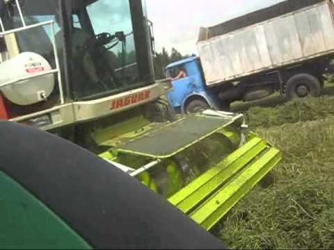 senáže-johndeere 7820+STROM wagon TC 21000