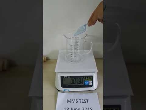 MMS Test with our Sodium Chlorite Powder (Master Mineral Solution)