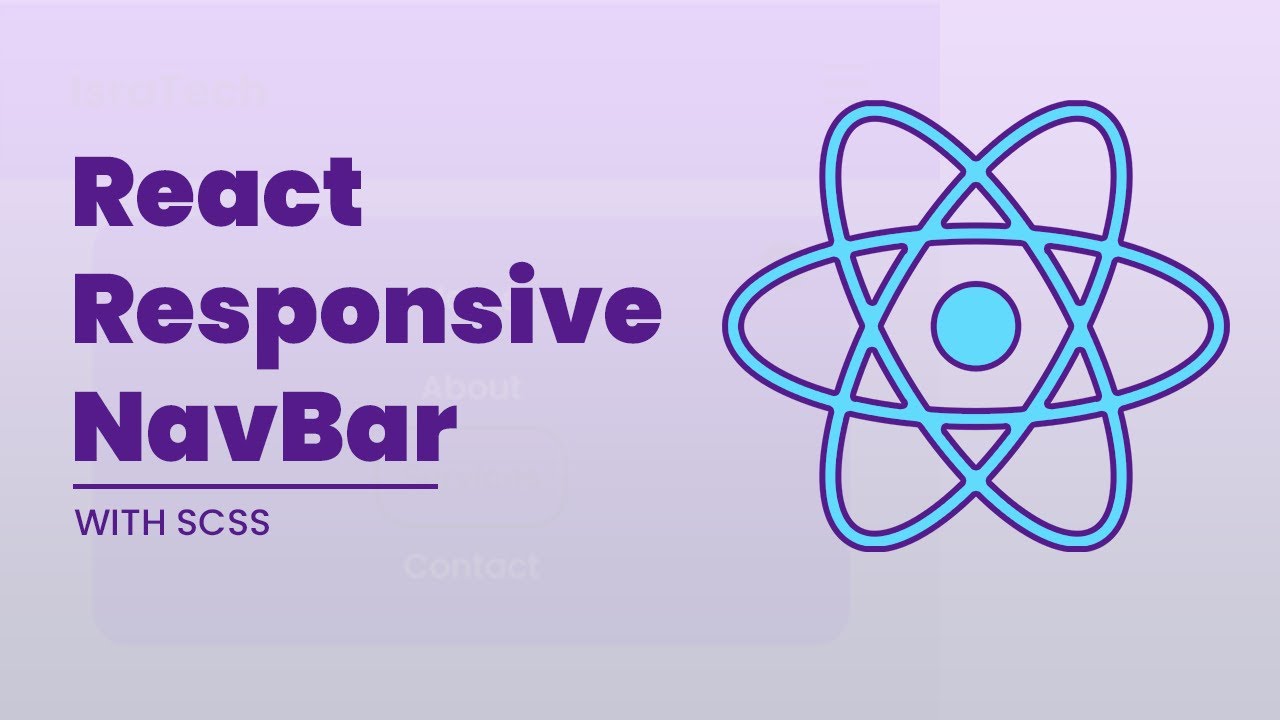 React responsive navbar 2024 | Beginner friendly project.