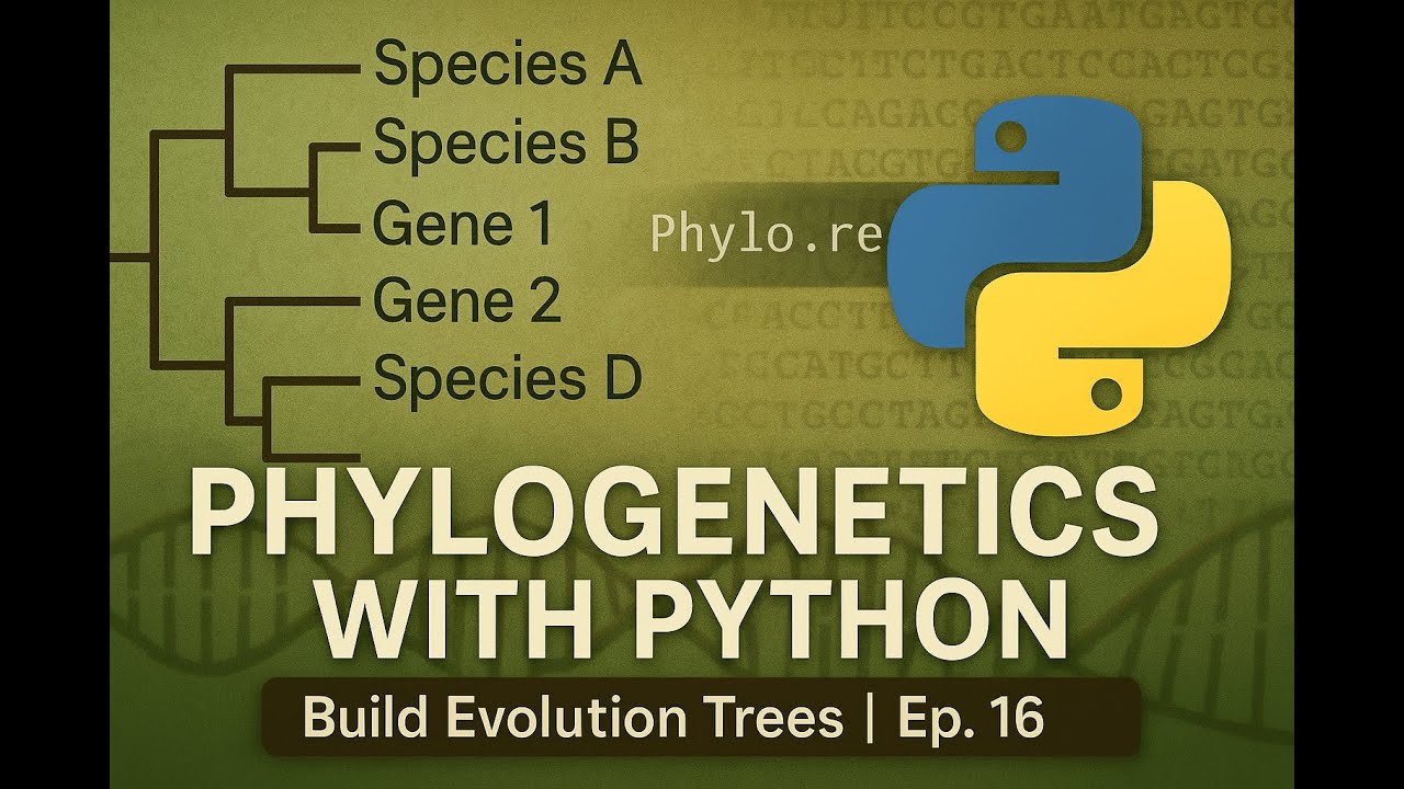 Phylogenetics using Python | Build & Visualize Evolutionary Trees | Bioinformatics Ep. 16