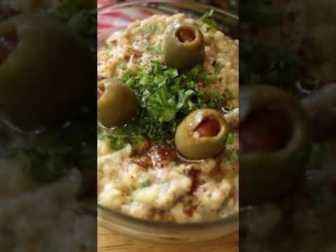 Ever eaten Baba Ganoush? This eggplant ๐ spread is to die for! #shorts