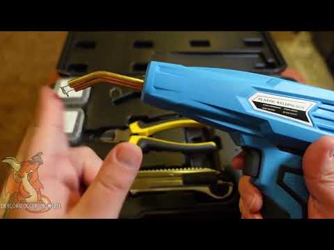 Showcasing MERWOF Plastic Repair Hot Stapler Gun