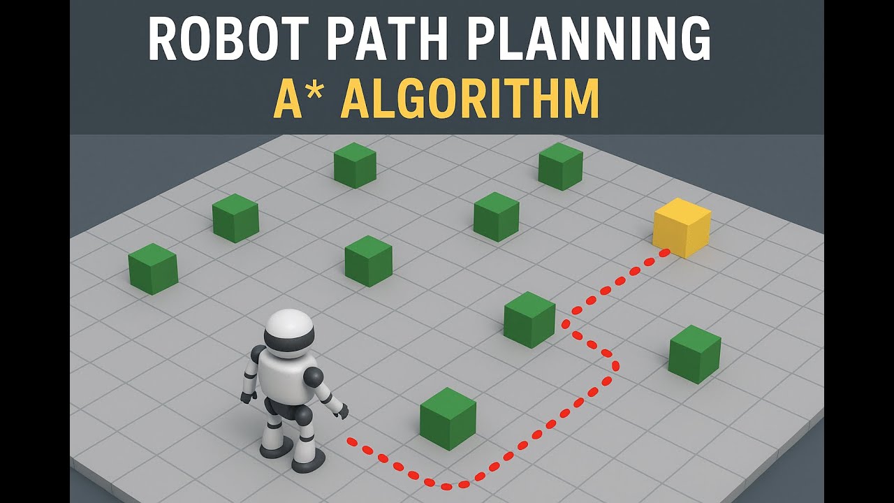 Robot Path Planning – Level 1 (A Algorithm, VPython Simulation)