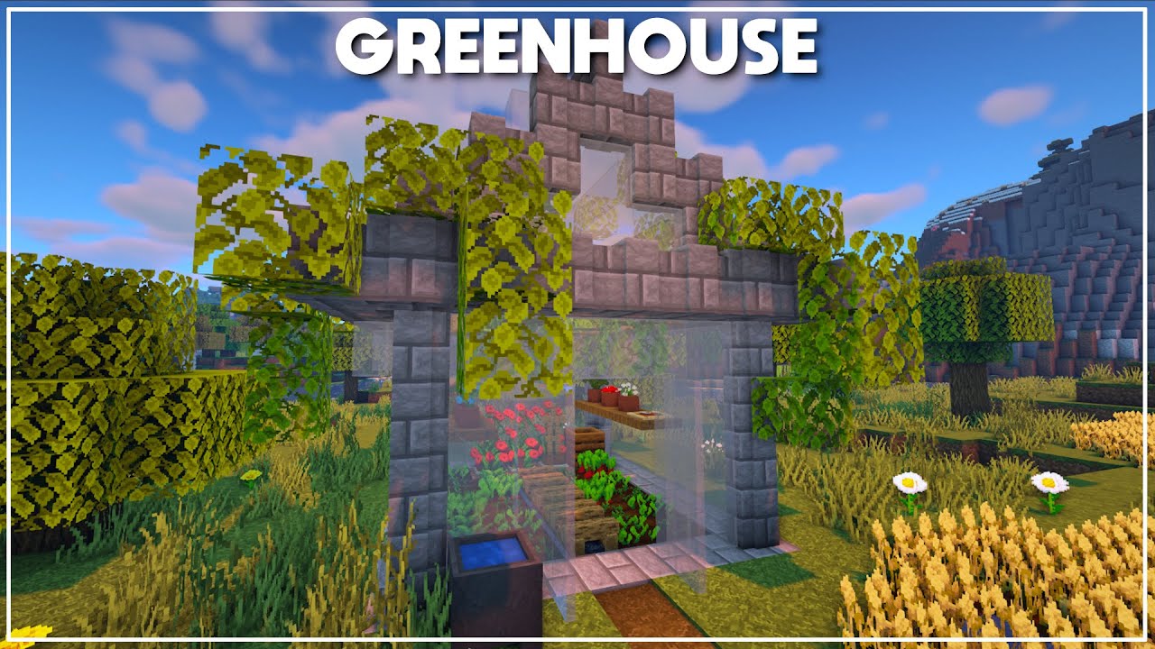 Minecraft: How to Build a Greenhouse [Tutorial] 2020 - Minecraft Builders