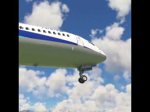 TURIN PLANE CRASH LANDS SAFELY! #shorts