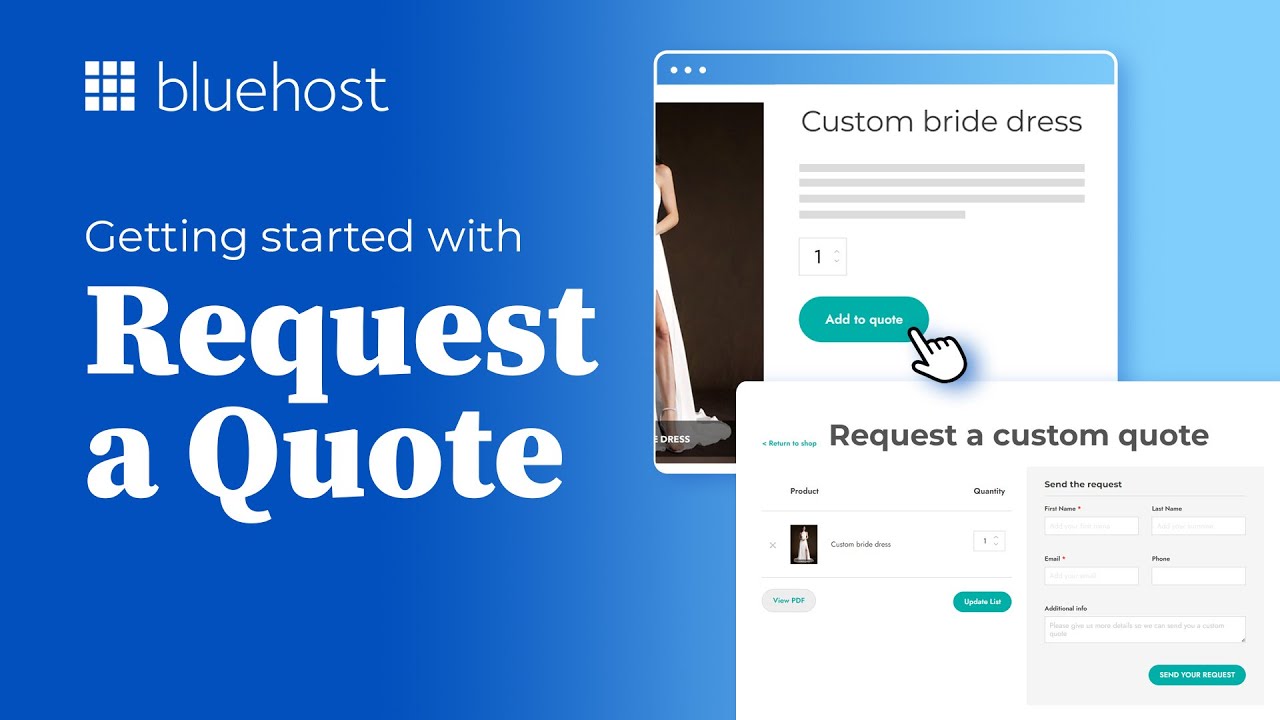 Getting started with Request a Quote