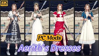 Final Fantasy VII Rebirth Aerith Dresses PC Mods at Final Fantasy VII ...