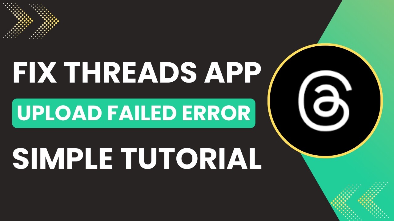 How to Fix Threads Upload Failed Error
