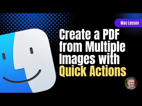 Create a PDF from Multiple Images with Quick Actions on the Mac
