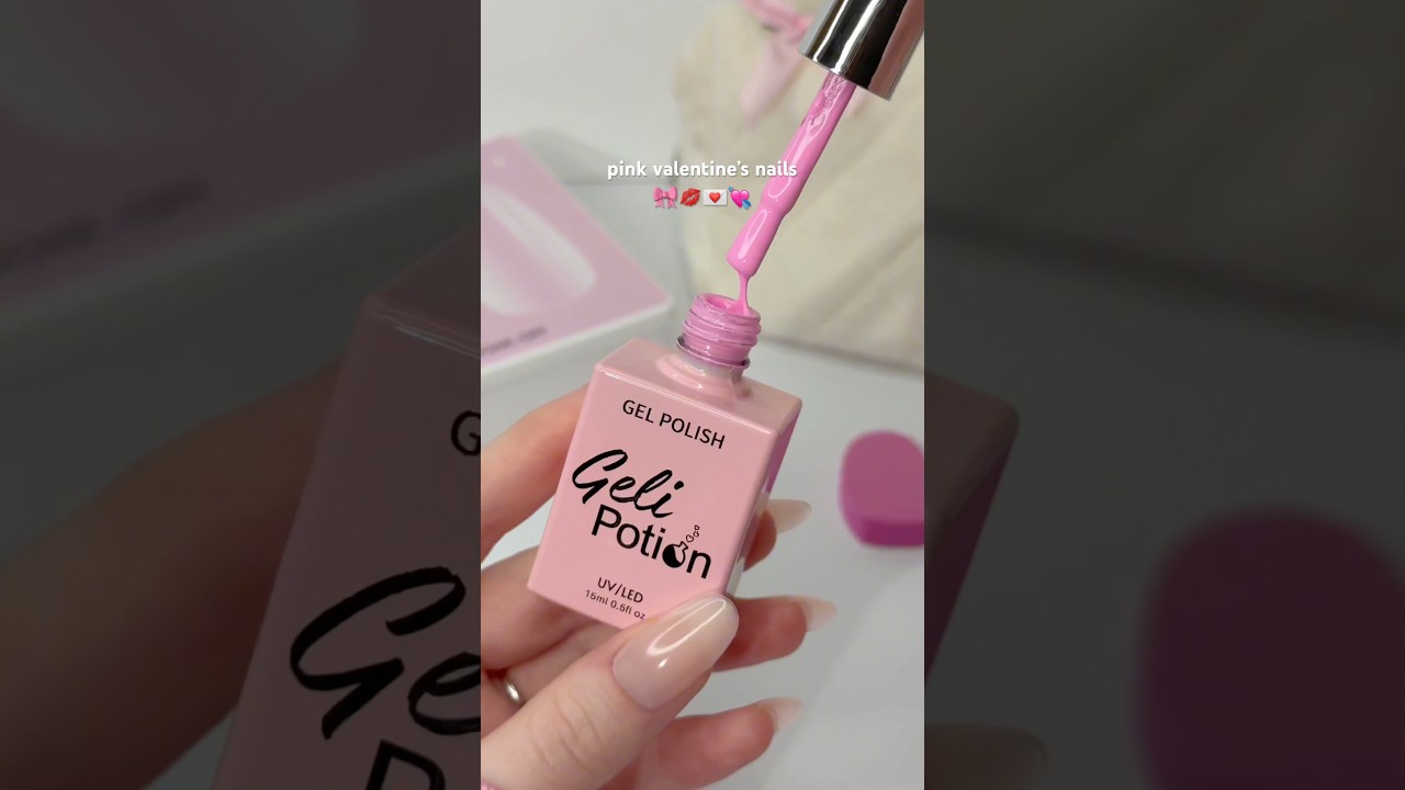 Valentine’s Nails 💘 Products from gelipotion.com 💋 #nails #nailart #nail