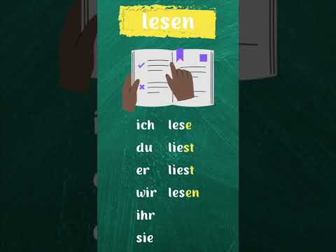 lesen - Verben konjugieren/ Deutsch A1