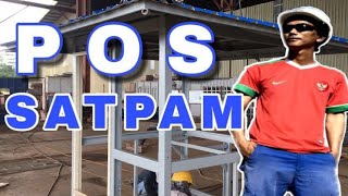 minimalisfuzziblog: Desain Pos Satpam Minimalis
