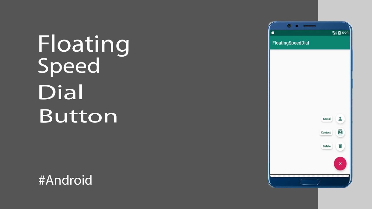Android Tutorial : Floating Speed Dial Button